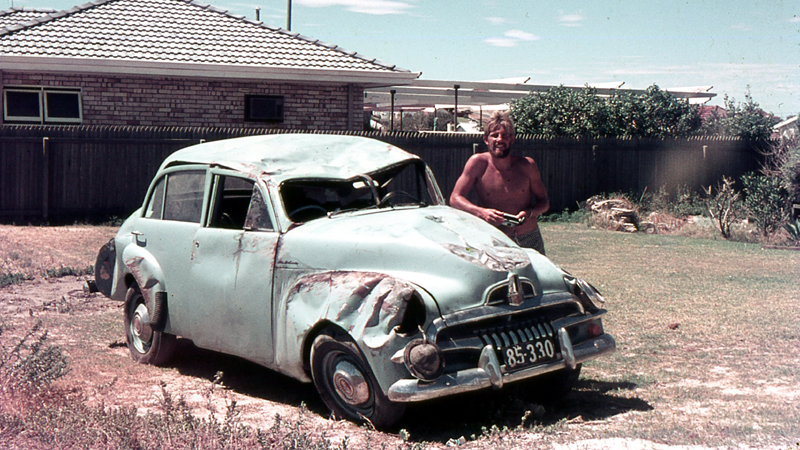 1966 Muzz’s battered FJ Holden – Surfing Down South
